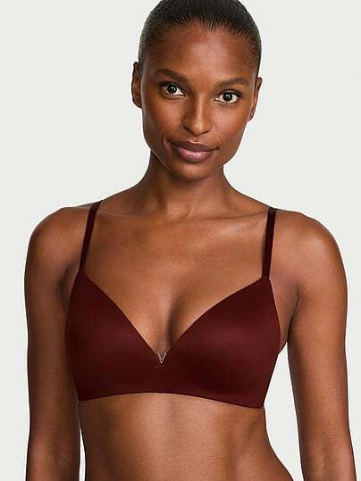 Victoria's Secret Love Cloud Wireless Push-up Bra - Brown