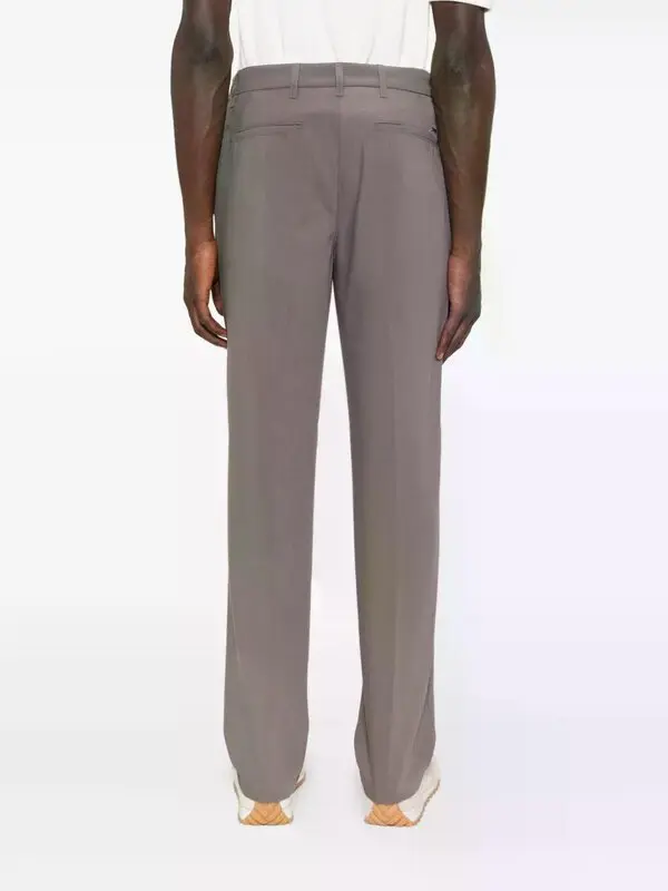 Emporio Armani Pressed-crease Trousers