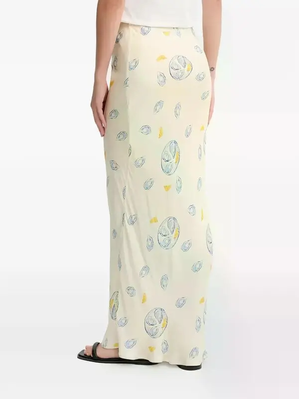 NEVER FULLY DRESSED Printed Slip Skirt