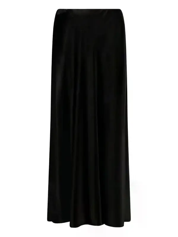 Alberta Ferretti Straight Bias-cut Skirt - Black