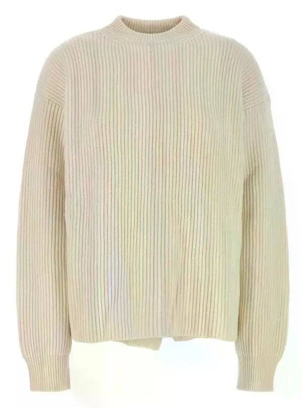 JIL SANDER Ribbed Wool Sweater