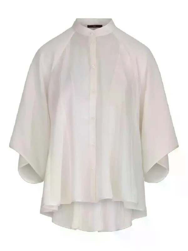 High Pleated Blouse