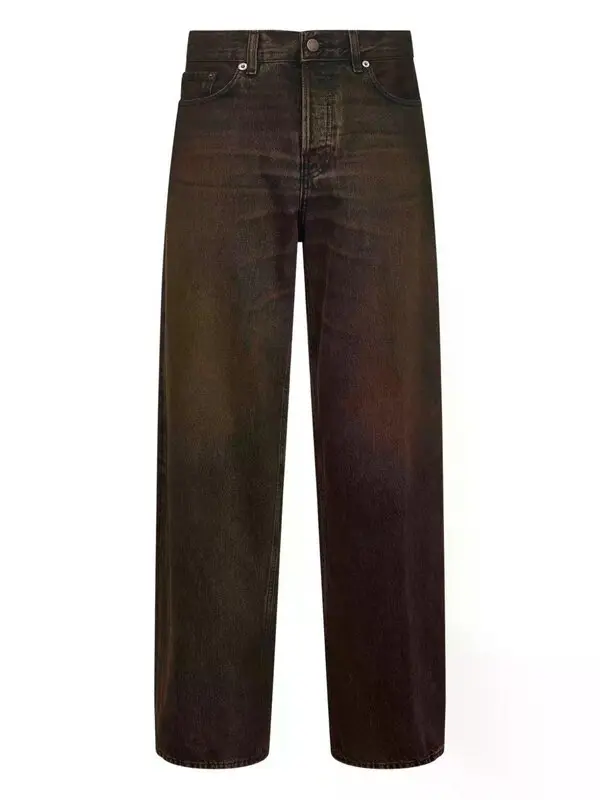 HAIKURE Cotton Five-pocket Jeans - Brown
