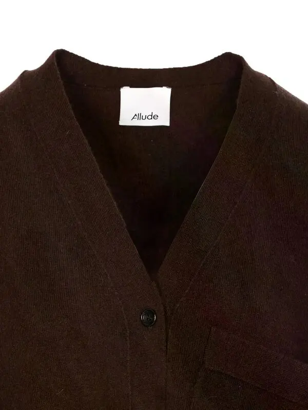 ALLUDE Buttoned-front Cardigan