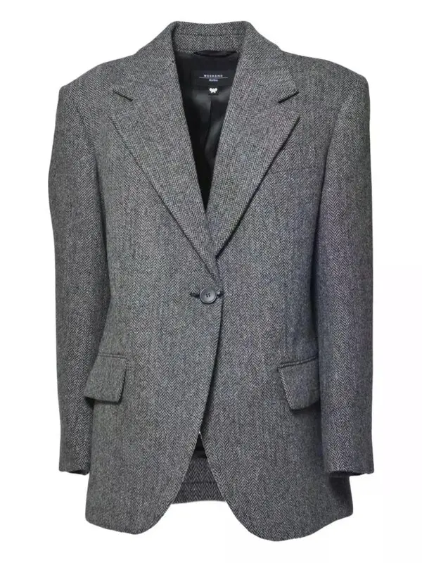 Max Mara Herringbone Blazer