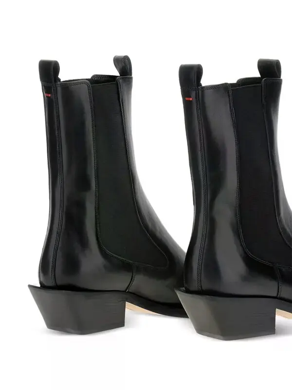 AeydĒ Leather Pointed-toe Boots