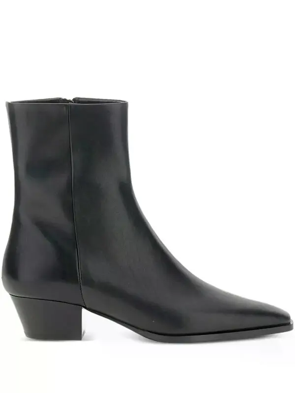 AeydĒ Zip-detail Pointed-toe Boots