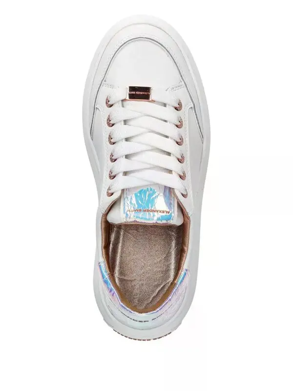 ALEXANDER SMITH Platform Sneakers With Iridescent Panels