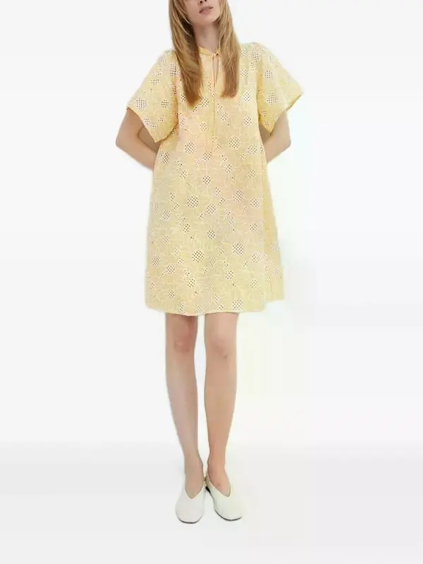 BRUUNS BAZAAR Sunflower Embroidery Dress