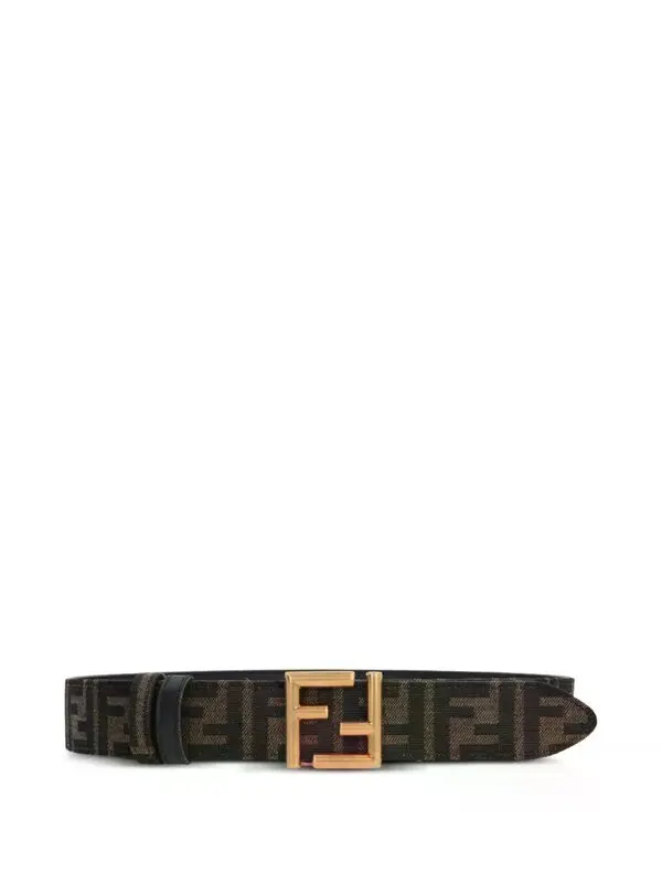 Fendi Ff-logo Leather Belt