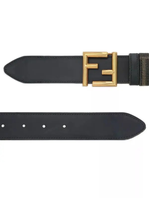 Fendi Ff-logo Leather Belt