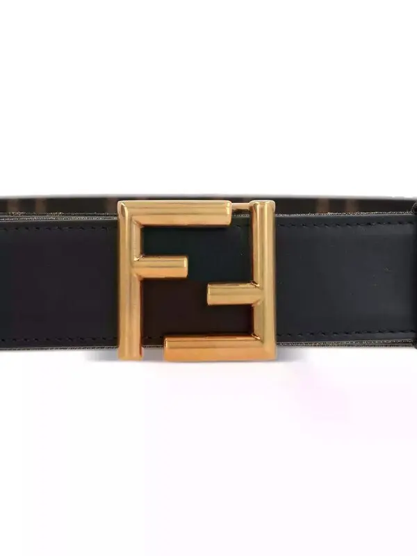Fendi Ff-logo Leather Belt