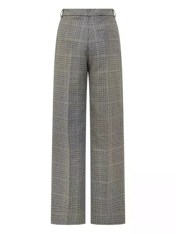 DES_PHEMMES Check Pleated Trousers