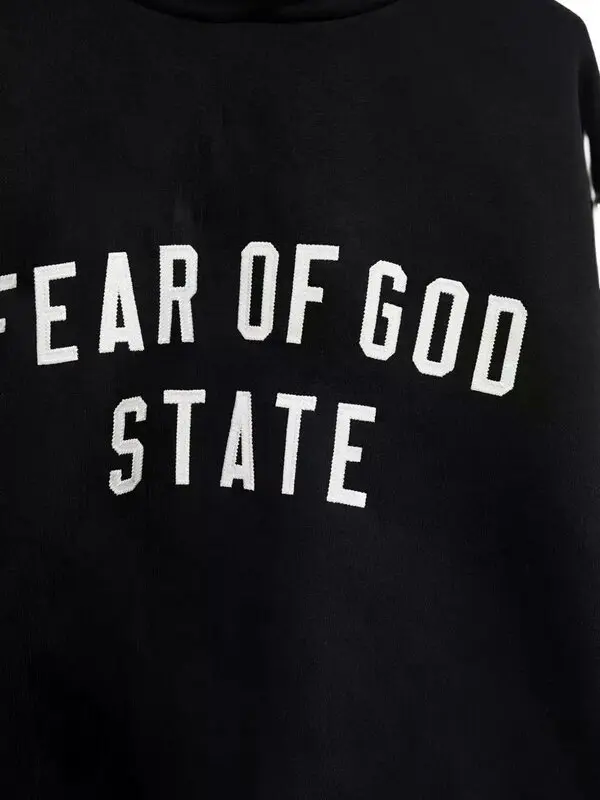 Fear Of God Logo-patch Hoodie