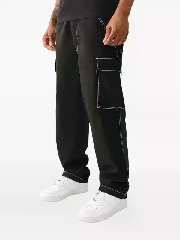 True Religion Cargo Trousers With Contrast Stitching