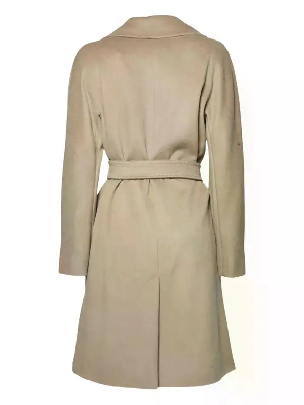 Max Mara Belted Lapel Coat - Neutrals