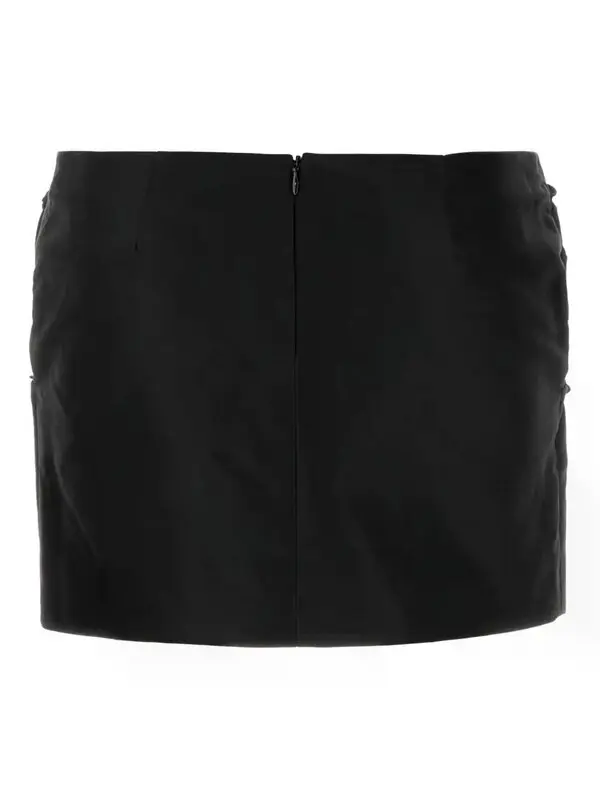 Magda Butrym Rose-embellished Mini Skirt