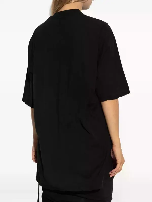 Rick Owens Short-sleeve Draped-hemline Top