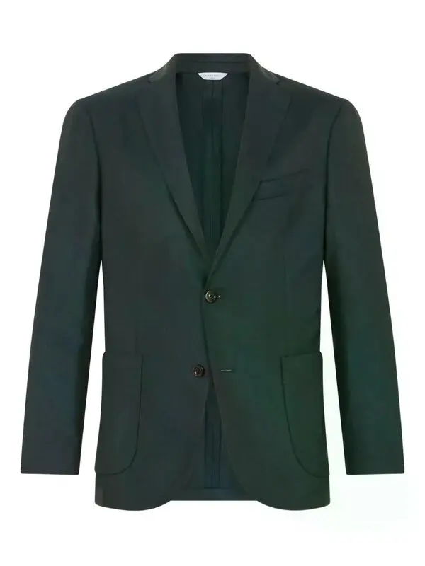 Boglioli Hopsack K Two-button Patch-pocket Blazer
