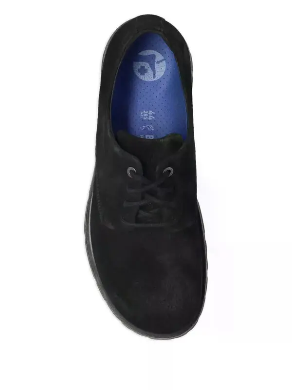 BIRKENSTOCK Highwood Lace-up Suede Derby Shoes - Black