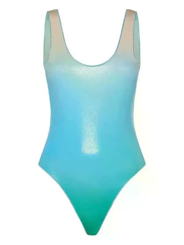 Oseree Sporty Maillot Swimsuit - Blue