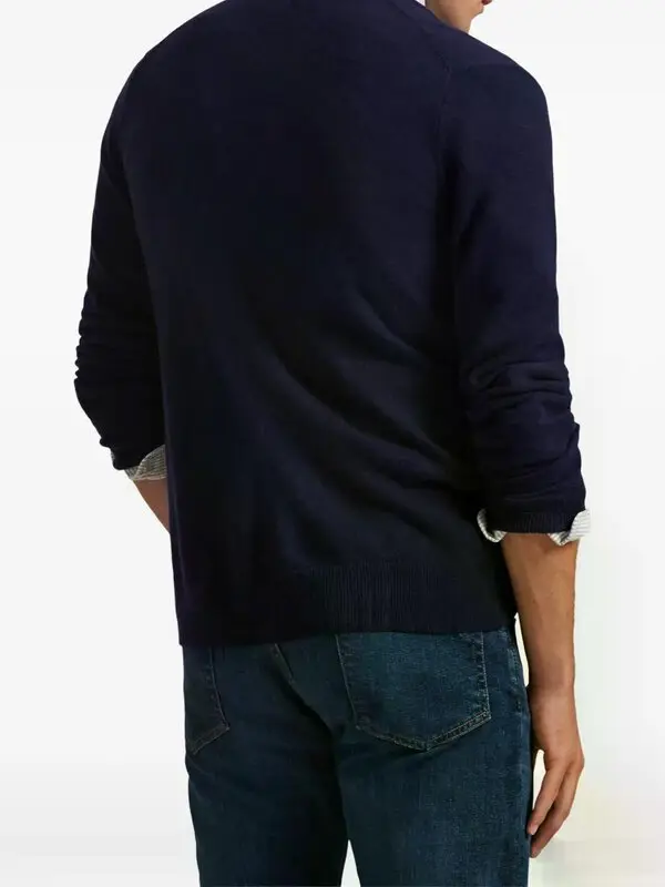 Polo Ralph Lauren Logo-embroidered Wool Cardigan
