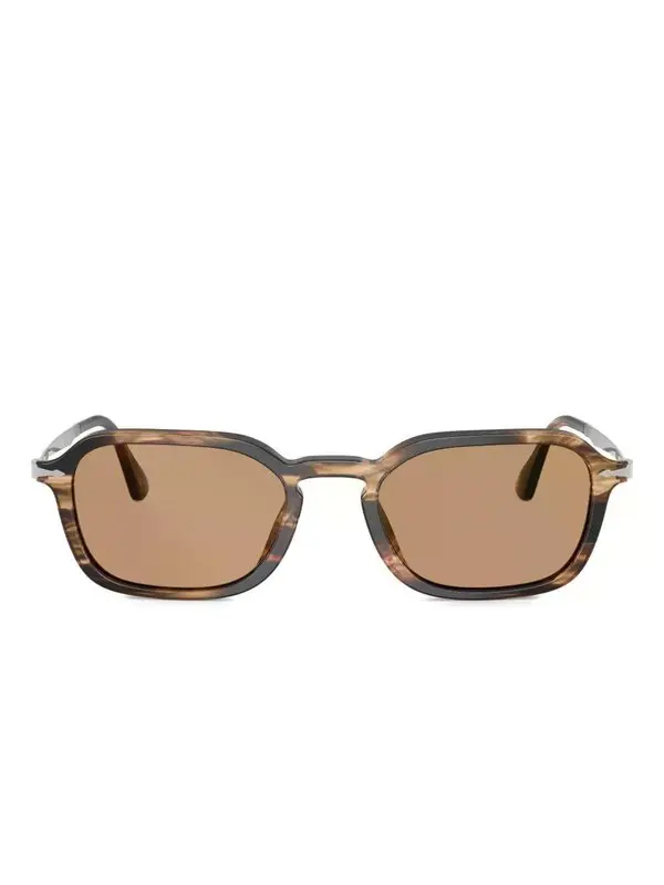 Persol Square Frame Sunglasses - Brown