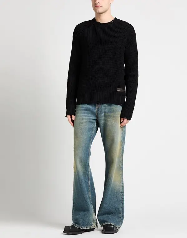 Dsquared2 Military Wool Sweater - Black
