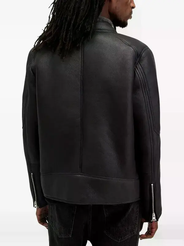 ALLSAINTS Leather Zip-front Jacket