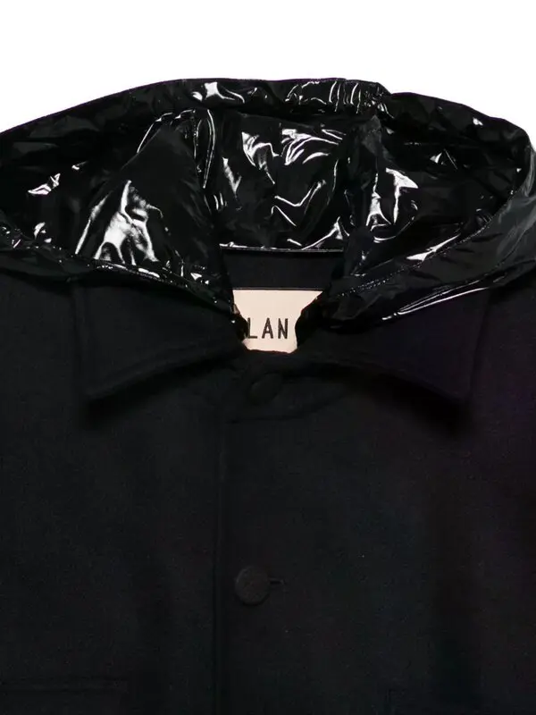 Plan C Patch-pocket Hooded Jacket
