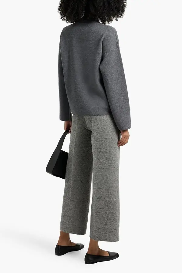 TOTEME Wool-blend Wide-leg Trousers