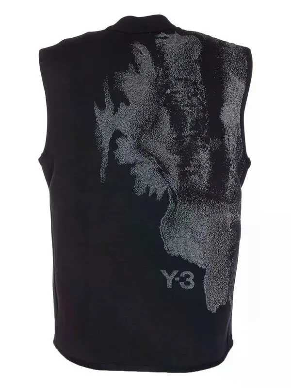 Y3 Zip-front Sleeveless Vest