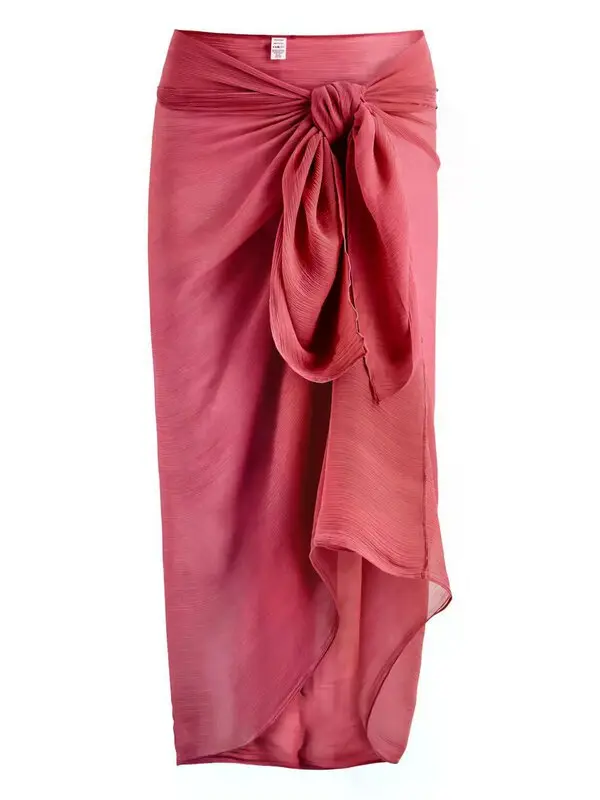 AWAY THAT DAY Tie-front Sarong - Pink