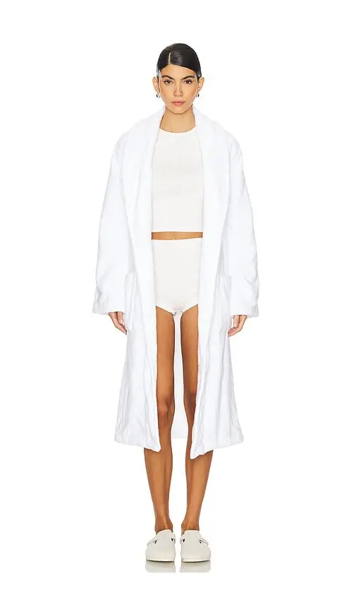 PARACHUTE Classic Turkish Cotton Robe - White