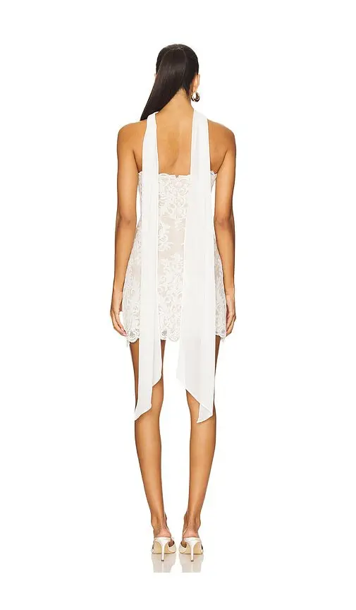 Stone Cold Fox X Amanda Lace Mini Dress - White | Editorialist