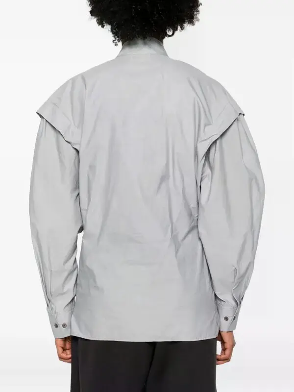 LEMAIRE Tie Neck Long Sleeve Blouse