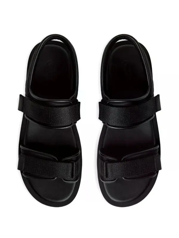12 STOREEZ Touch-strap Sandals - Black