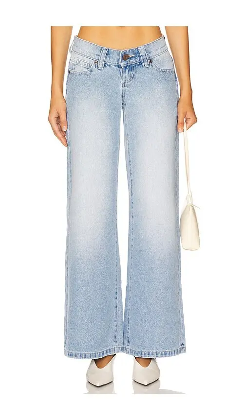 Abrand Denim 00 Wide Leg Jeans - Kaia Worn
