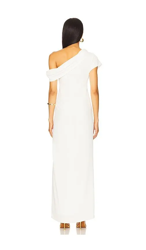 Simkhai Kally Draped Midi Dress - Ivory