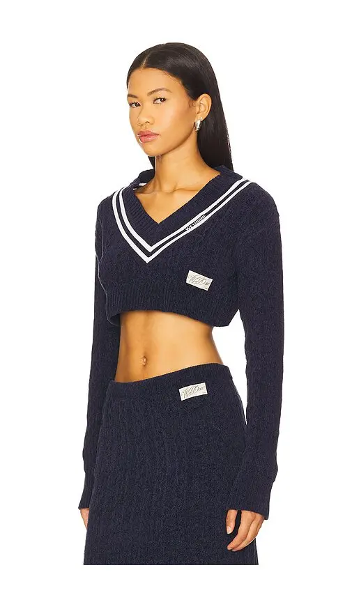 We11Done Cable Cropped Sweater