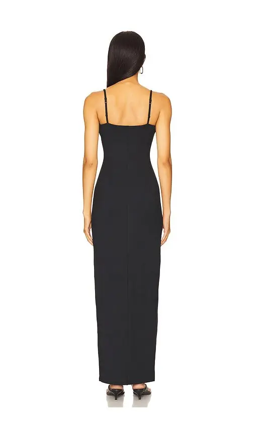 SKIMS Smooth Layers Maxi Dress - Obsidian
