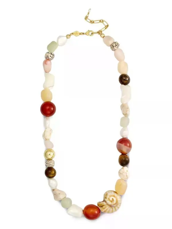 Anni Lu Seaside Beaded Necklace - Neutrals