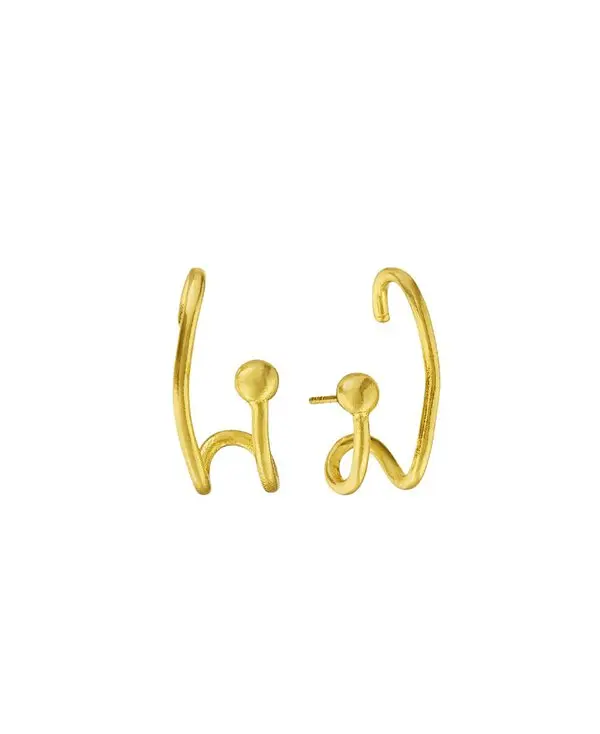 OTTOMAN HANDS Odette Stud Earrings - Gold
