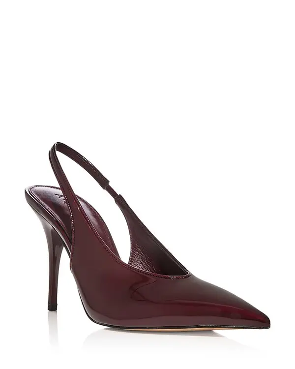 Aqua Azure Pumps - Dark Cherry