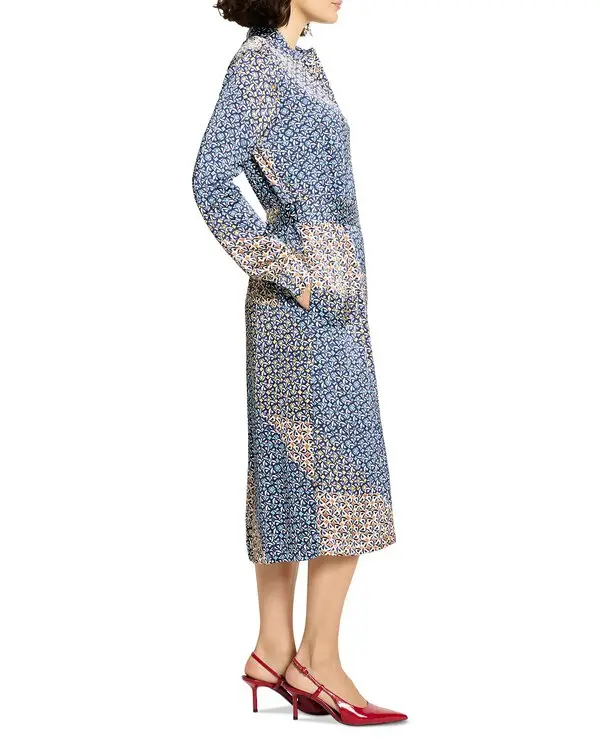 NIC+ZOE Blair Monogram Mix Shirtdress