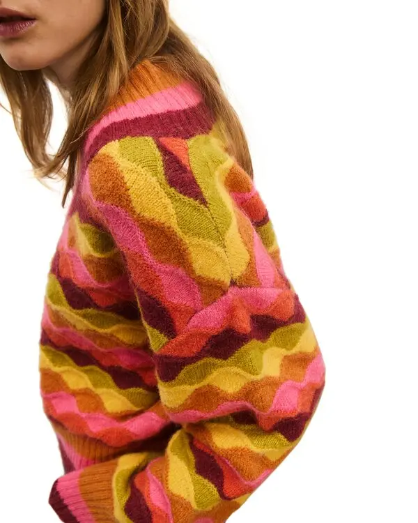 ALEMAIS Rocco V-neck Sweater - Multi