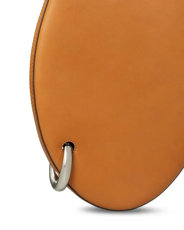 Tory Burch Pierced Small Shoulder Bag - Aged Tan