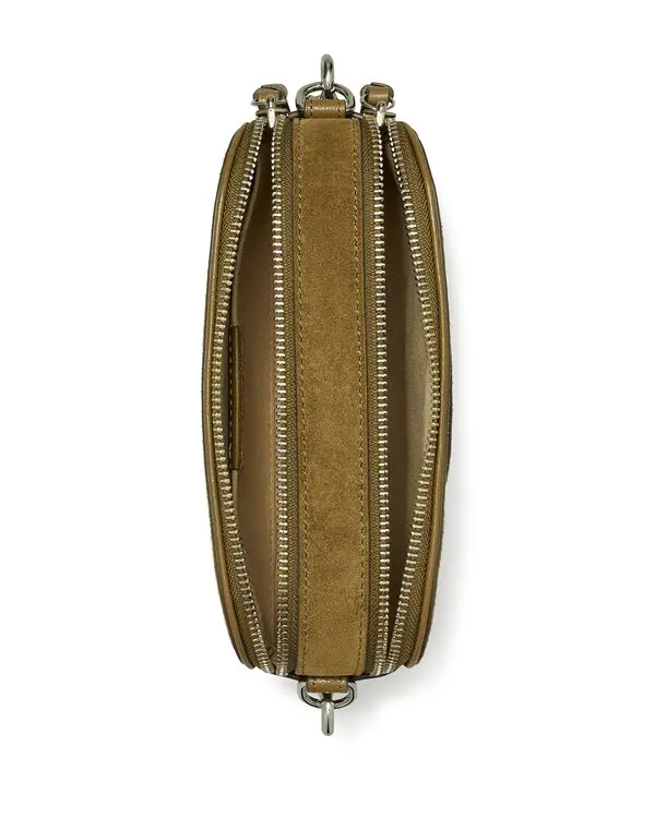 Tory Burch Miller Mini Suede Crossbody - Deep Olive