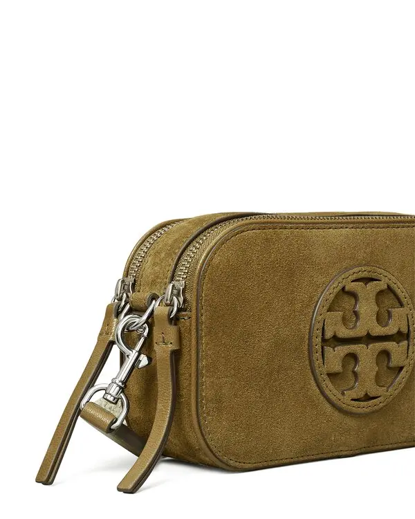 Tory Burch Miller Mini Suede Crossbody - Deep Olive