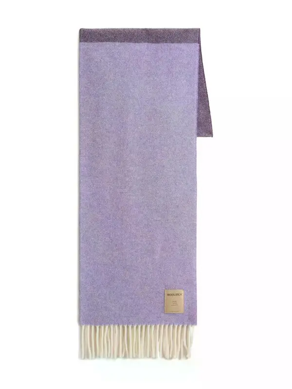 Woolrich Two-toned Wool Scarf - Purple